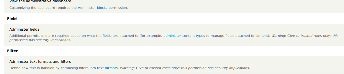 Refine permissions for Field UI [#611294] | Drupal.org