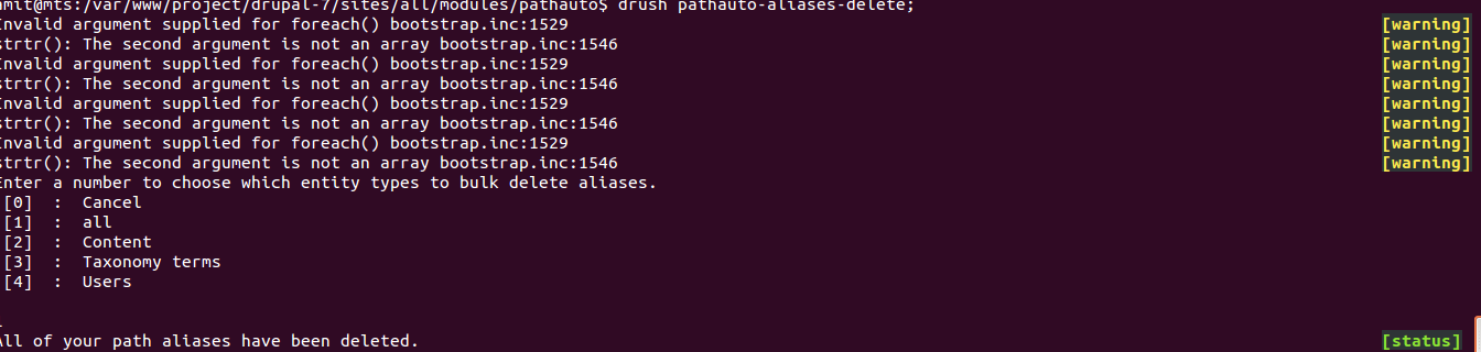 Add drush commands for bulk alias updating/deleting [#867578] | Drupal.org