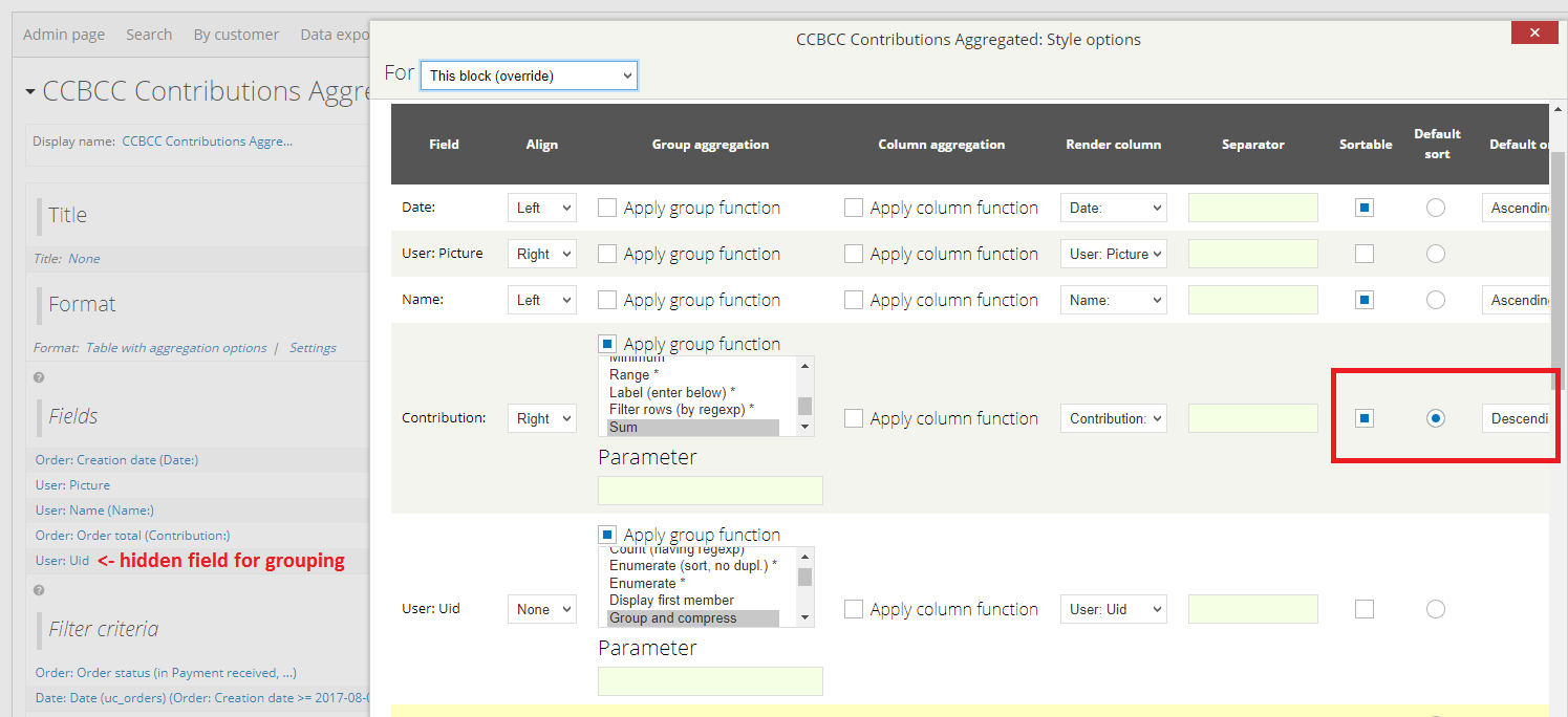 Can't Sort Summed Value (w/ screenshots) [#2904609] | Drupal.org