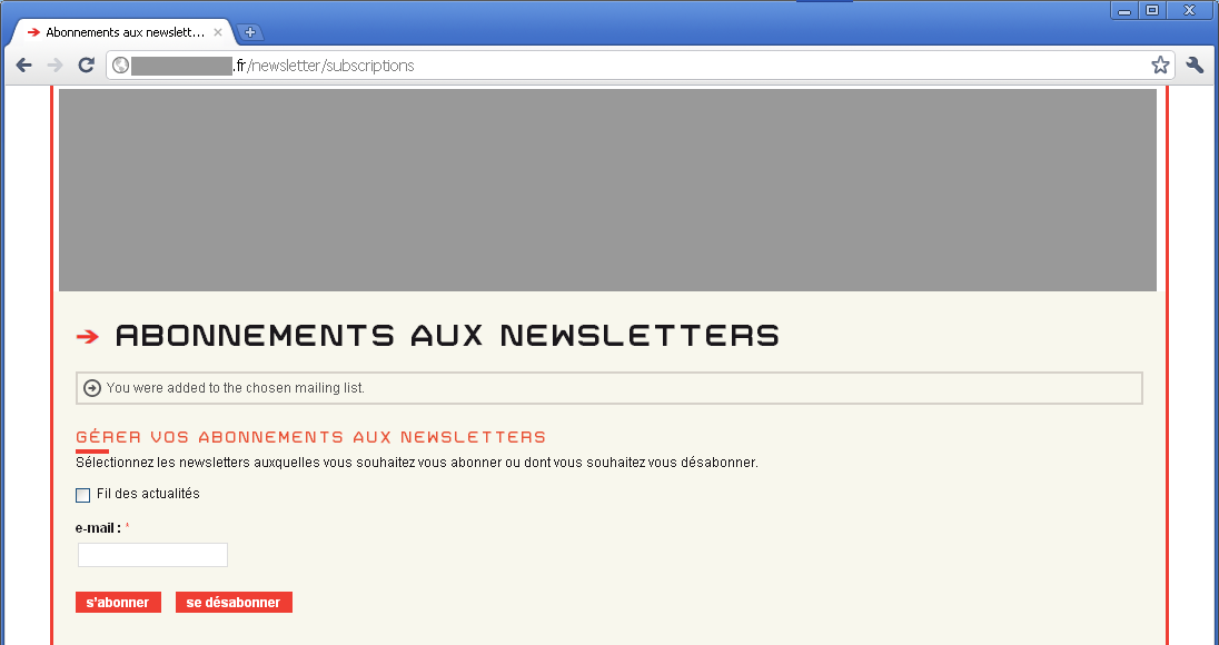 newsletter/subscriptions: wrong message displayed then submitting form without checking any ...