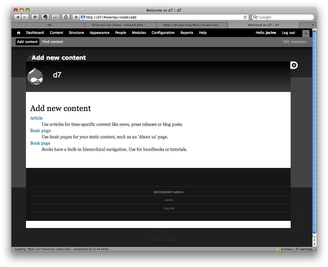 Make Bartik work as an admin theme, inside the overlay and out ...