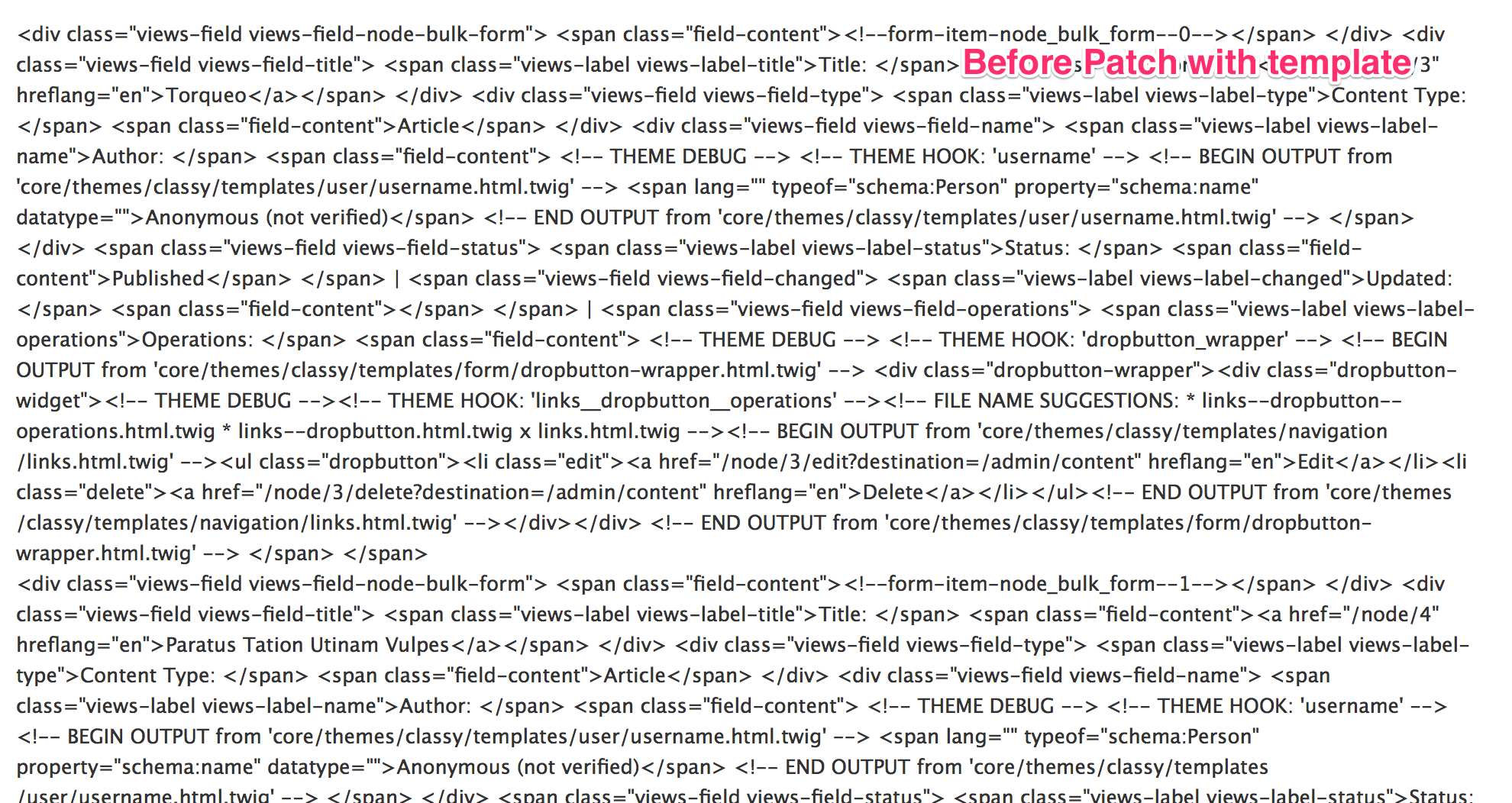 views-view-fields.html.twig gets escaped [#2363423] | Drupal.org