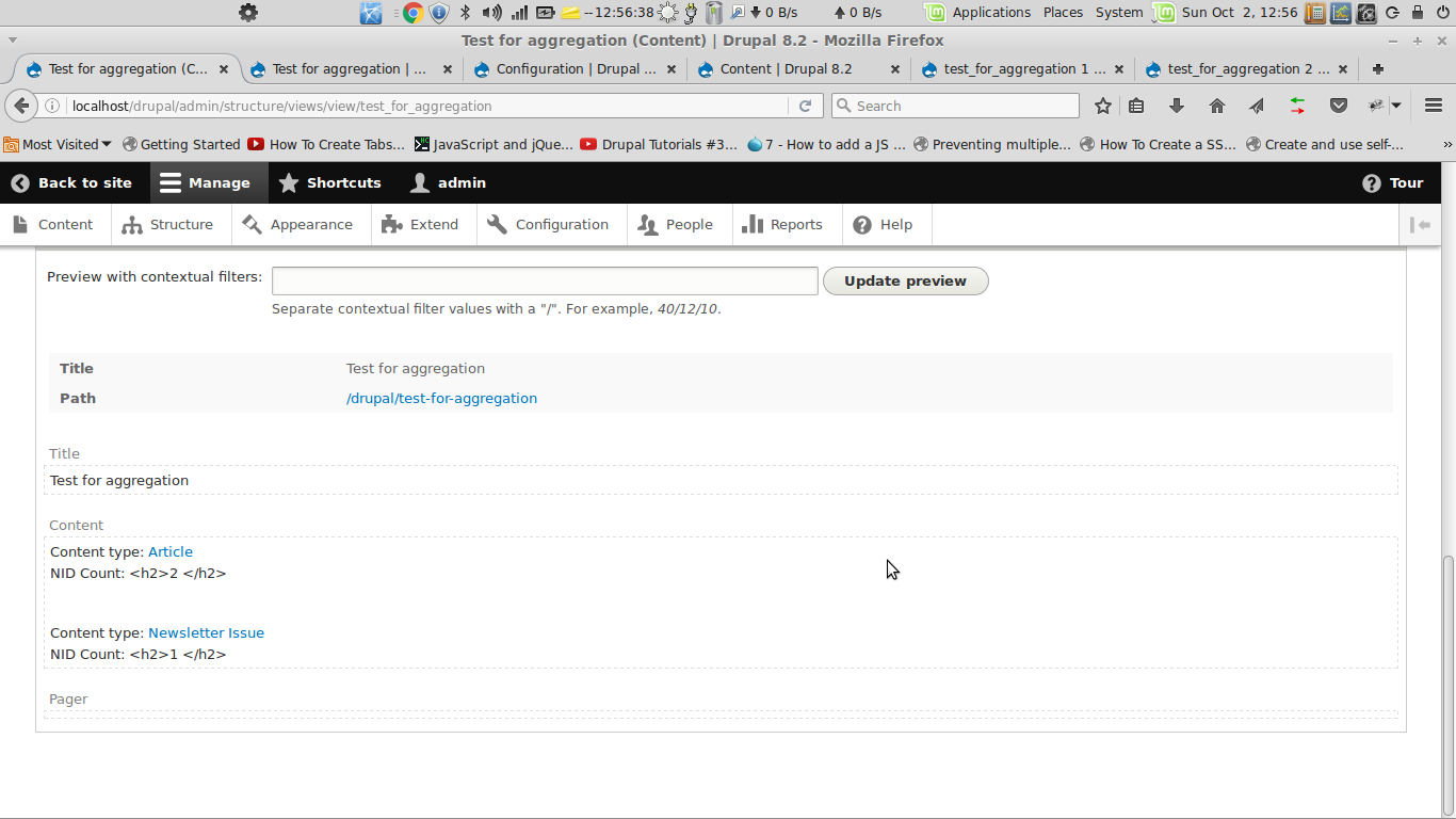 Views: HTML is escaped with aggregation enabled [#2714045] | Drupal.org