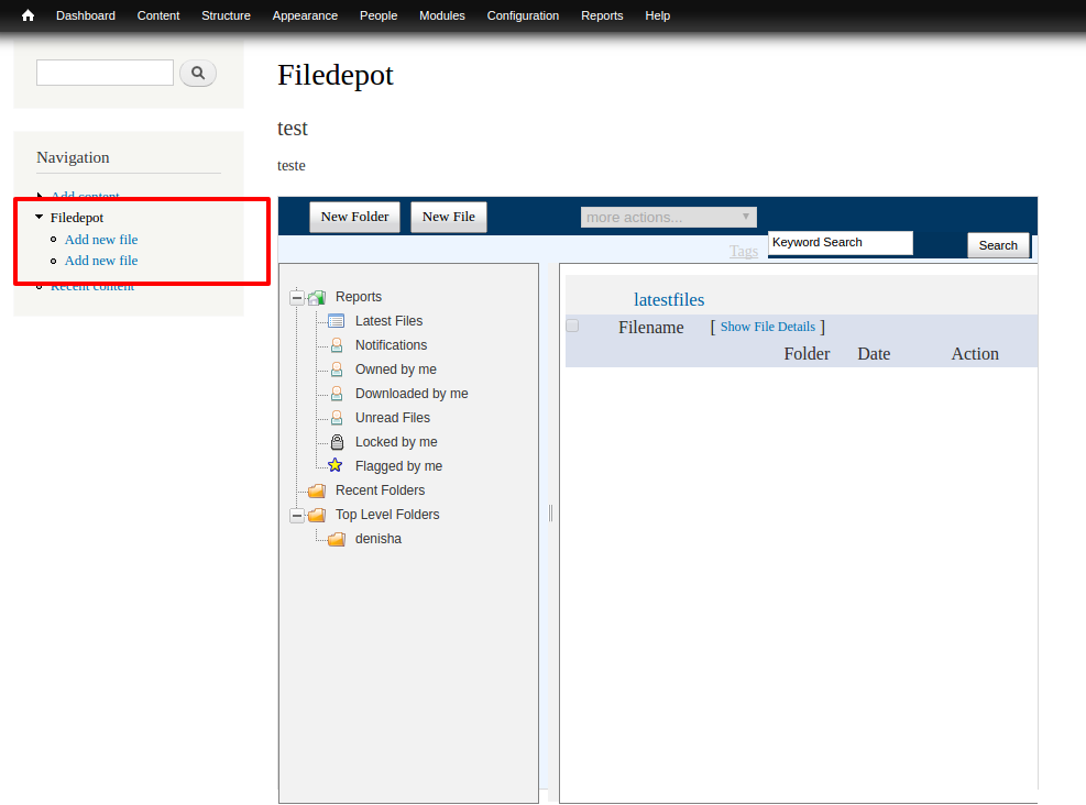 Wrong form title - "Add new folder" [#2425639] | Drupal.org