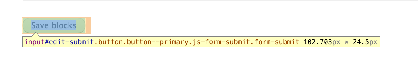 Styling of buttons breaks in Blocks UI whilst using Bartik as an administration theme [#2582911 ...