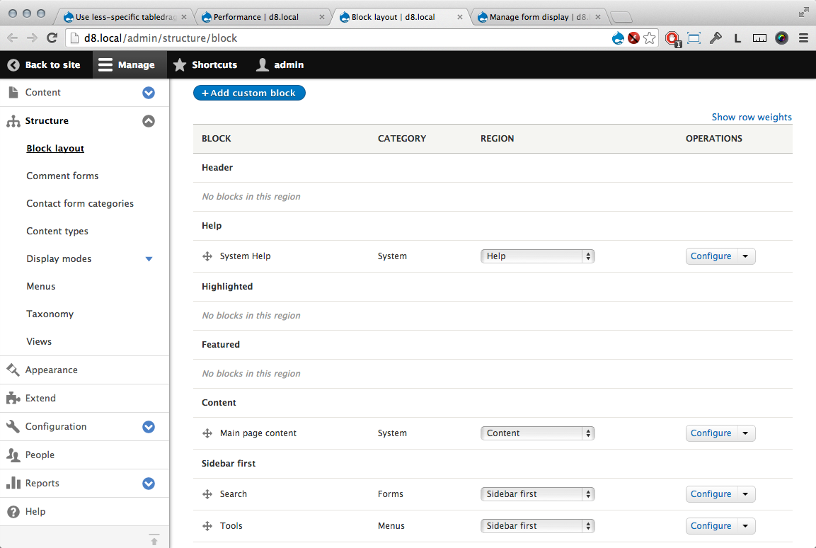 Use less-specific tabledrag selectors [#1662954] | Drupal.org