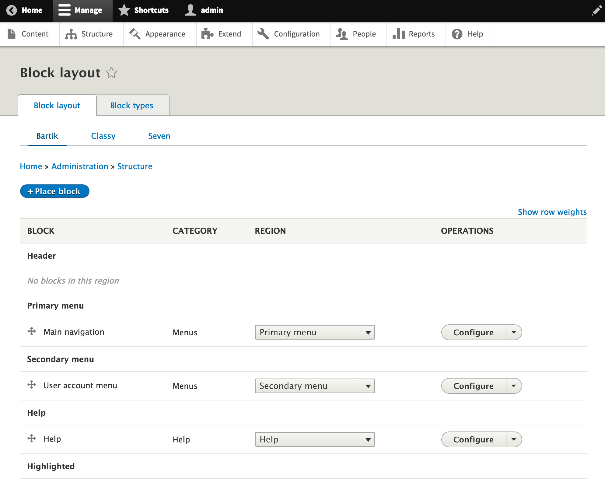 Implement the new block layout design to emphasize the primary ...
