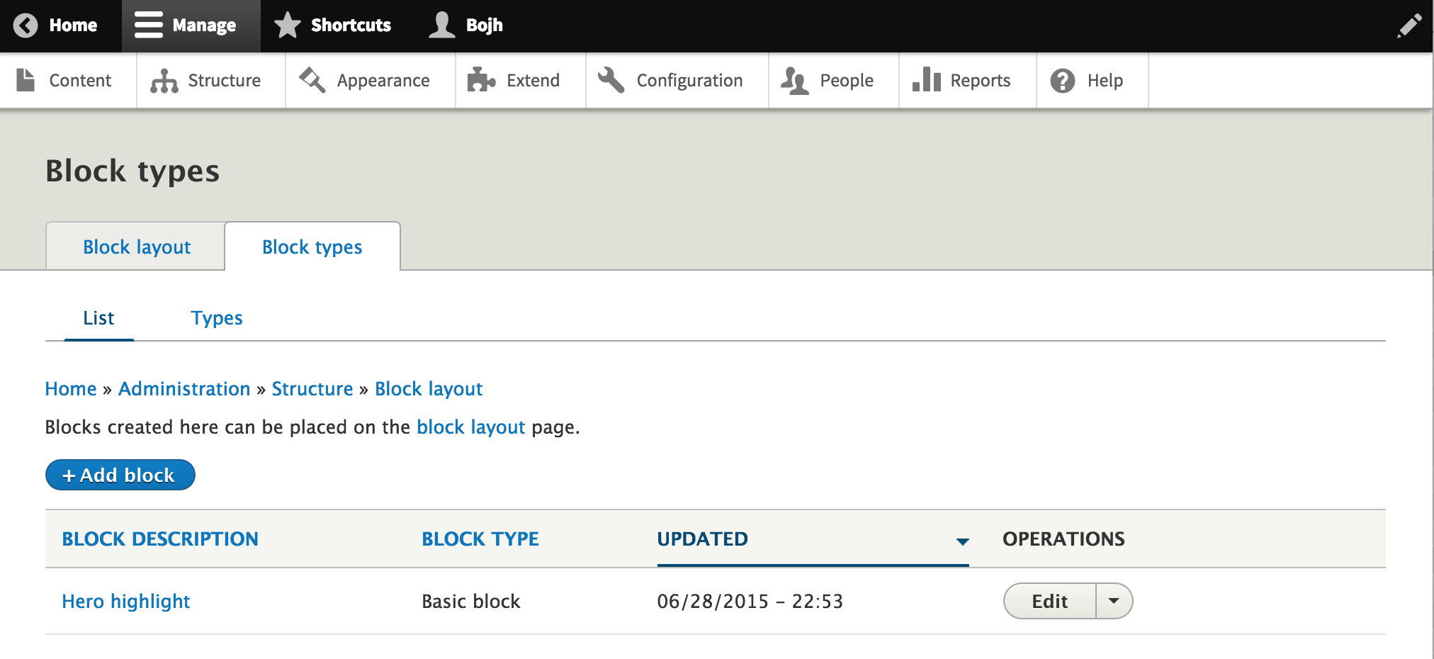 Implement the new block layout design to emphasize the primary ...
