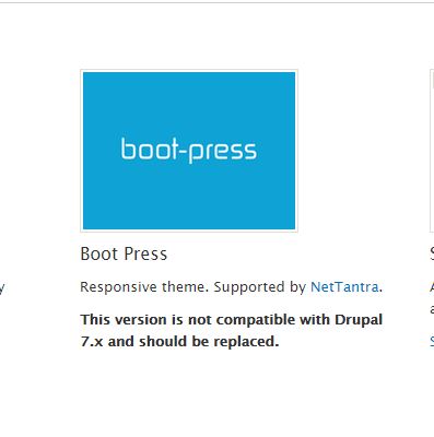 [D7] Bootpress [#2338365] | Drupal.org