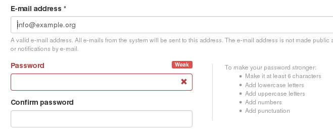 Password strength indicator should appear only when password field gets focus [#2316655 ...