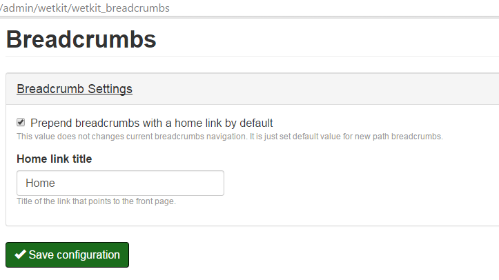 wetkit bootstrap breadcrumbs showing duplicate titles [#2496733] | Drupal.org