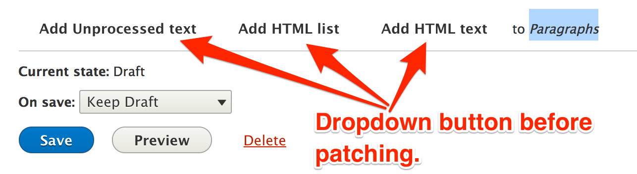 Add select field to choose moderation state on entity forms [#2753717] | Drupal.org