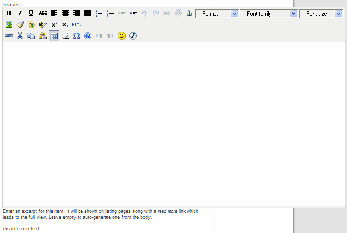 Font Tools Do Not Wrap [#82600] | Drupal.org