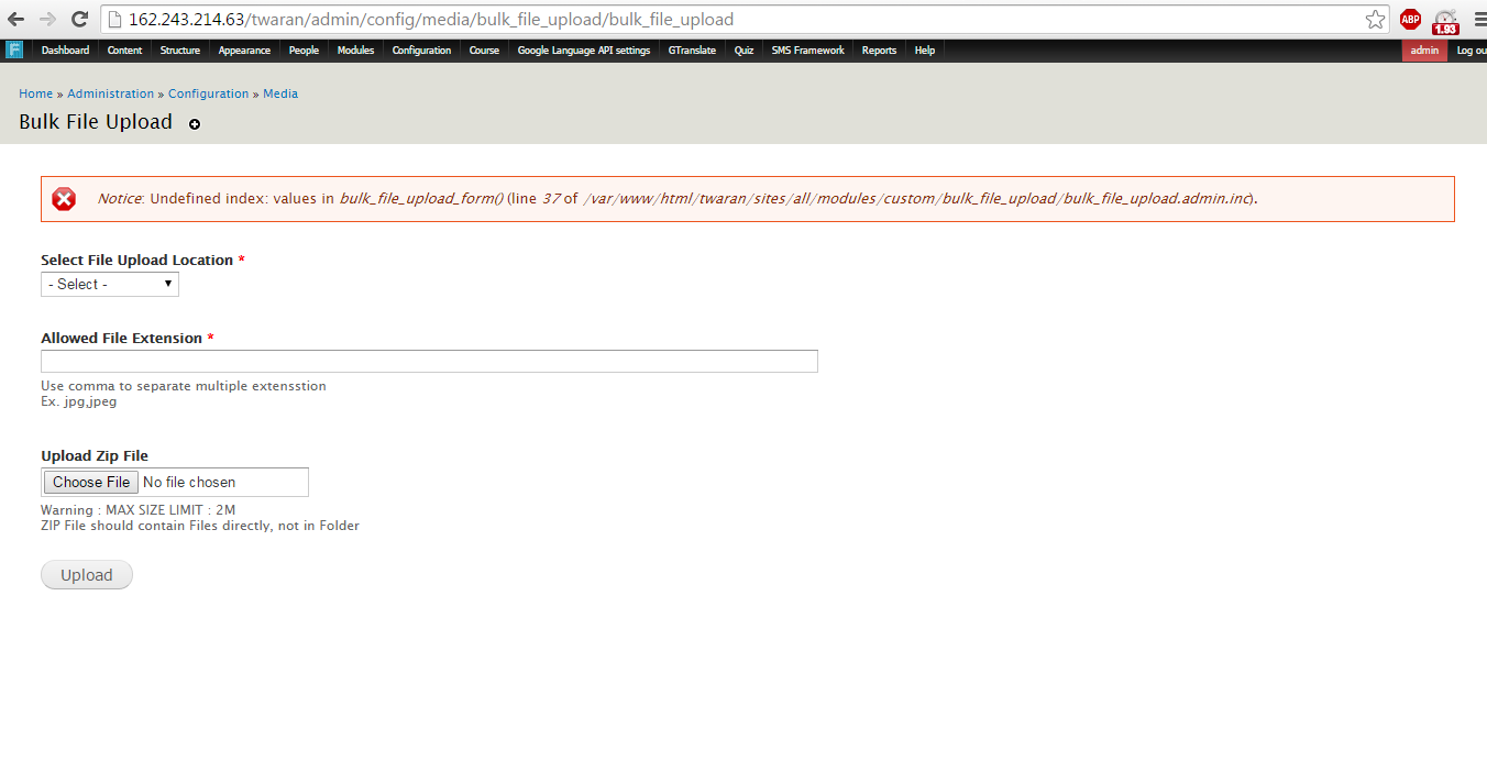 [D7] Bulk File Upload [#2597211] | Drupal.org