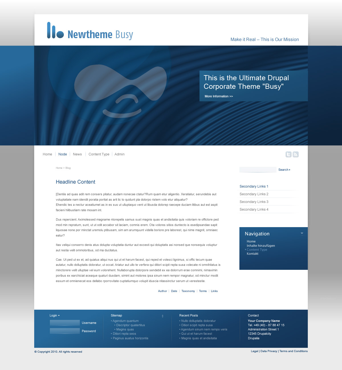 Add new theme to core: Busy [#695292] | Drupal.org