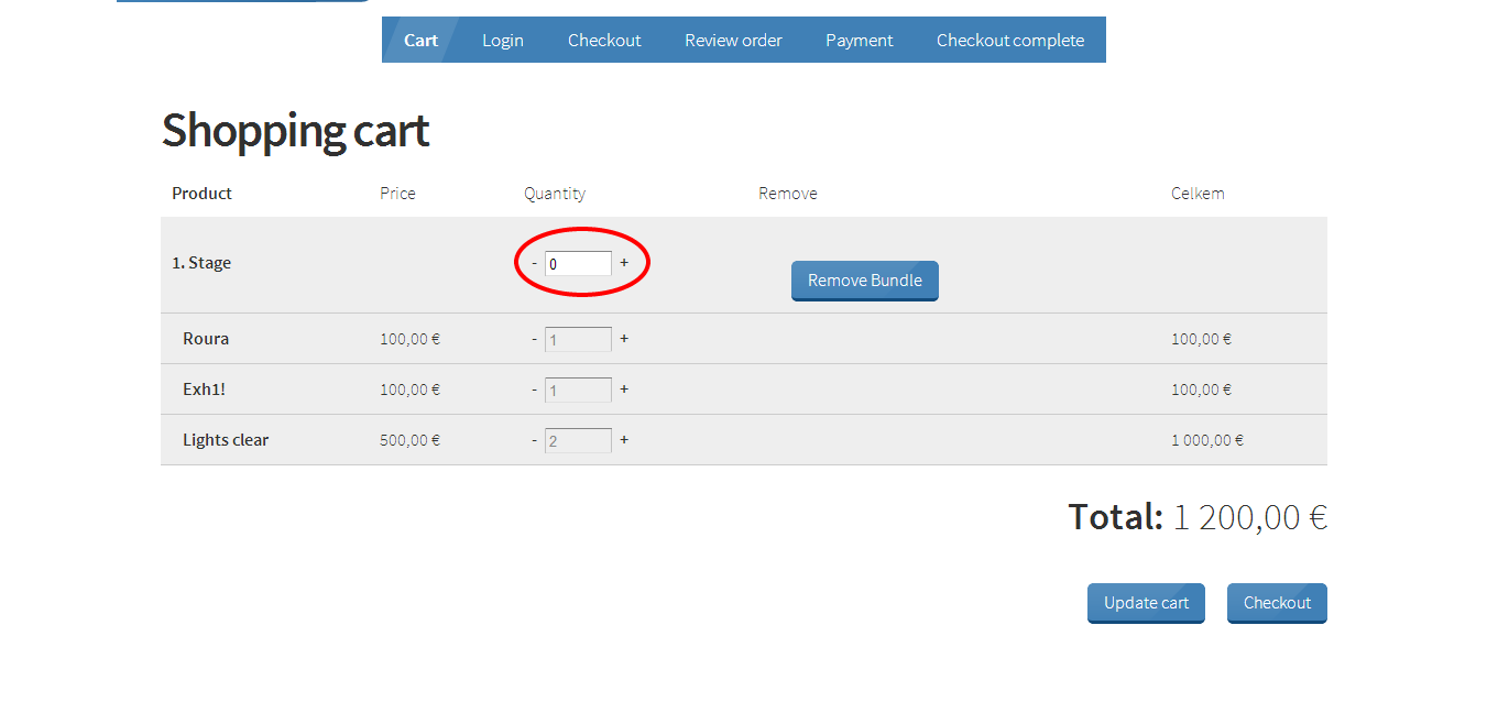 Bundle quantity not tracked properly in cart [#2200149] | Drupal.org