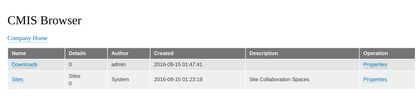 Module rewrite to use php cmis client library [#2802669] | Drupal.org