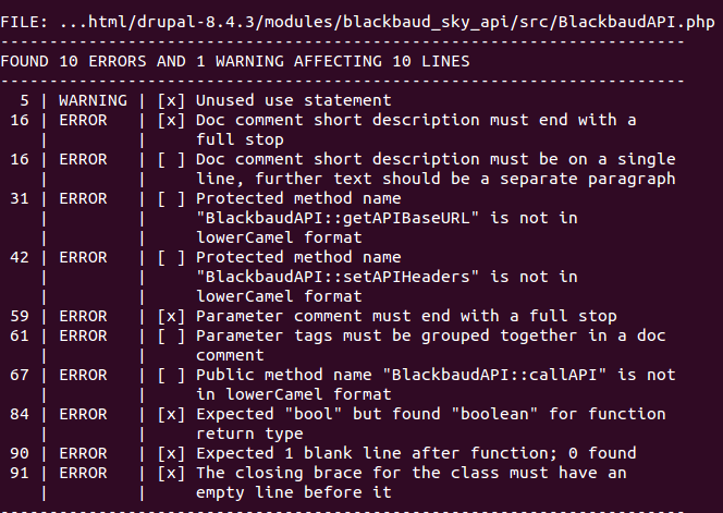 Coding standard suggestions [#2935751] | Drupal.org