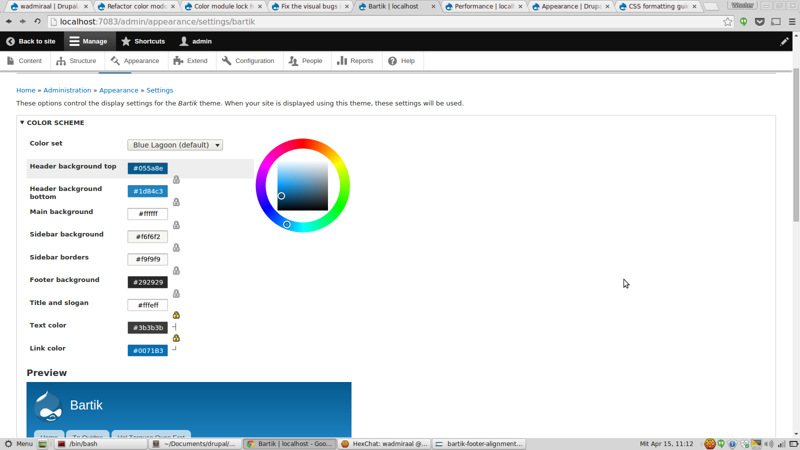 Refactor color module CSS inline with our CSS standards [#2470069 ...