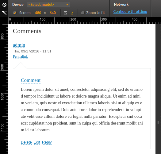 Layout of comments in narrow screens [#1902862] | Drupal.org