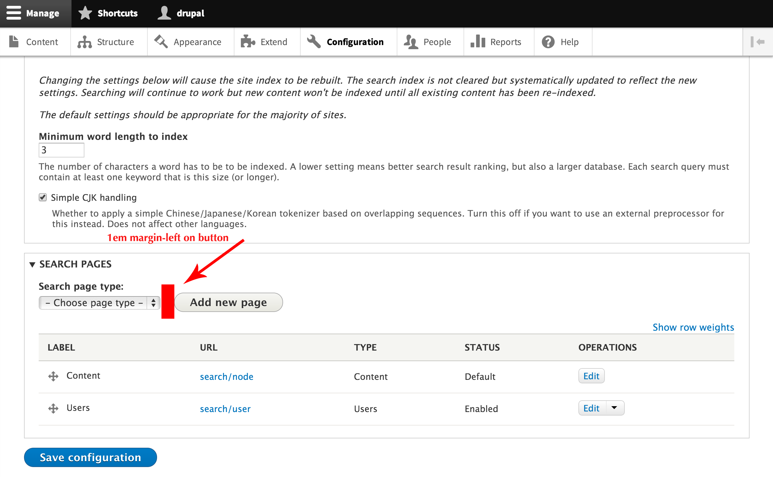 Button spacing CSS is too fragile [#2160621] | Drupal.org