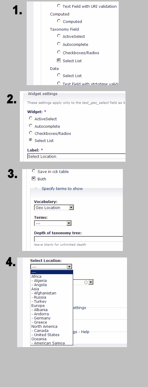 Using Hierarchical Select [#173032] | Drupal.org