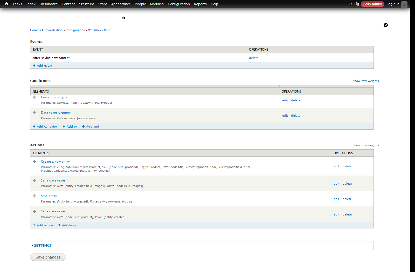 Using Rules to reference the newly created product in a product_reference field [#971484 ...