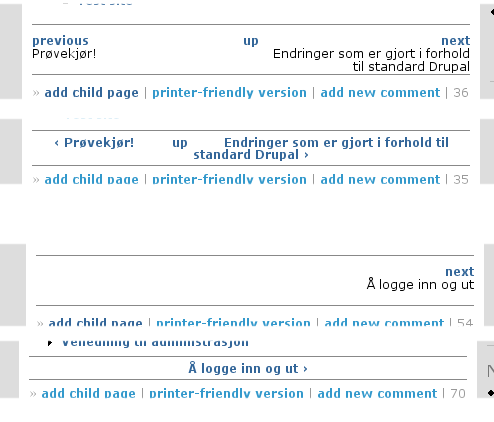 Clean up book navigation markup [#46400] | Drupal.org