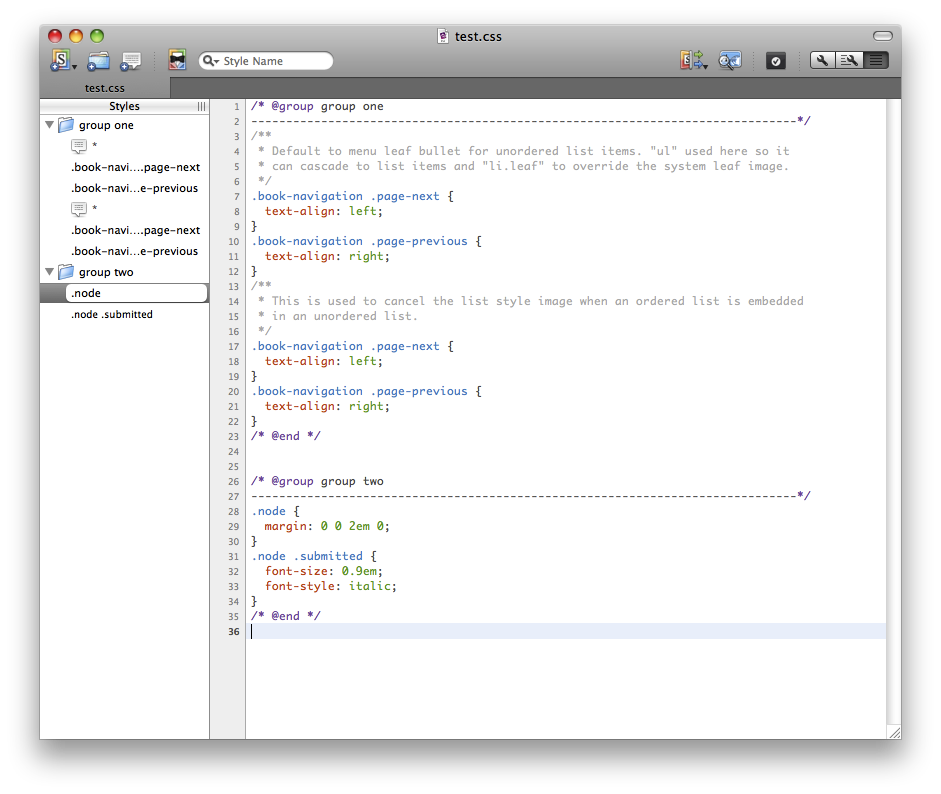 CSS Coding Standards: Comments [#748810] | Drupal.org
