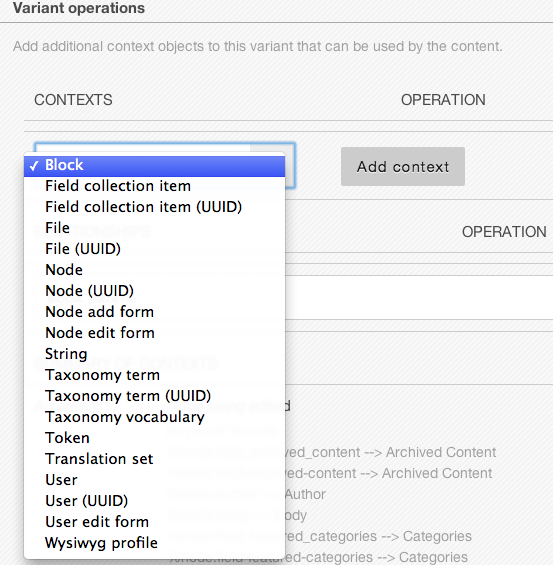 CTools Contexts are missing UUID support. [#2145567] | Drupal.org