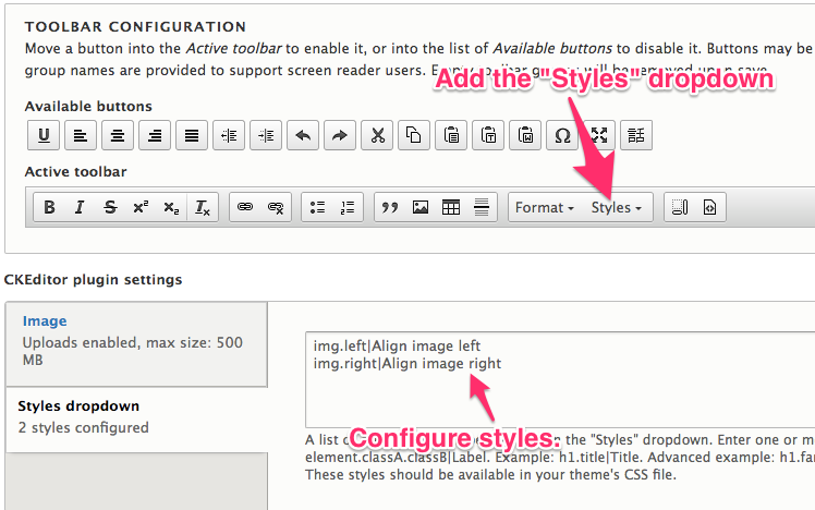 Floating inserted images in Drupal 8? [#2867225] | Drupal.org
