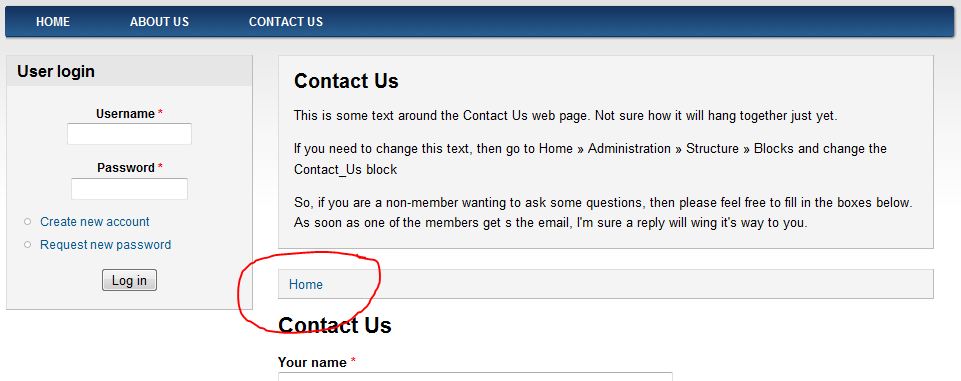Can't find how to remove Menu [#1077882] | Drupal.org