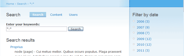 Support faceted date search [#293989] | Drupal.org