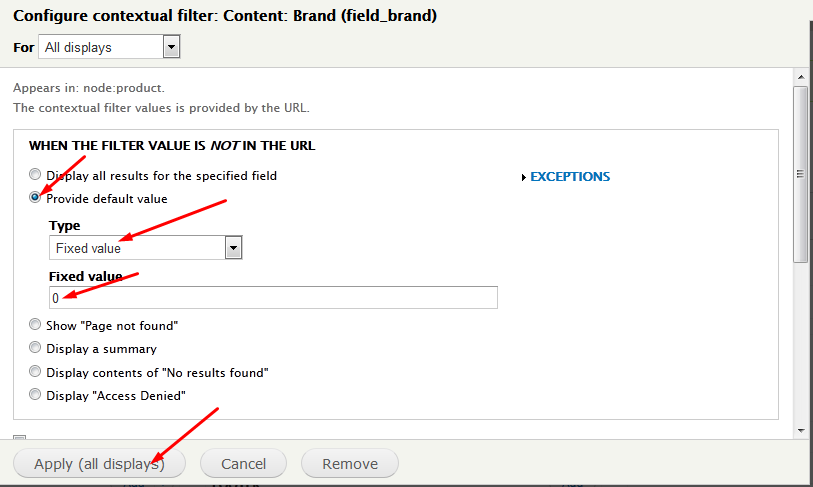 empty contextual filters [#2205709] | Drupal.org