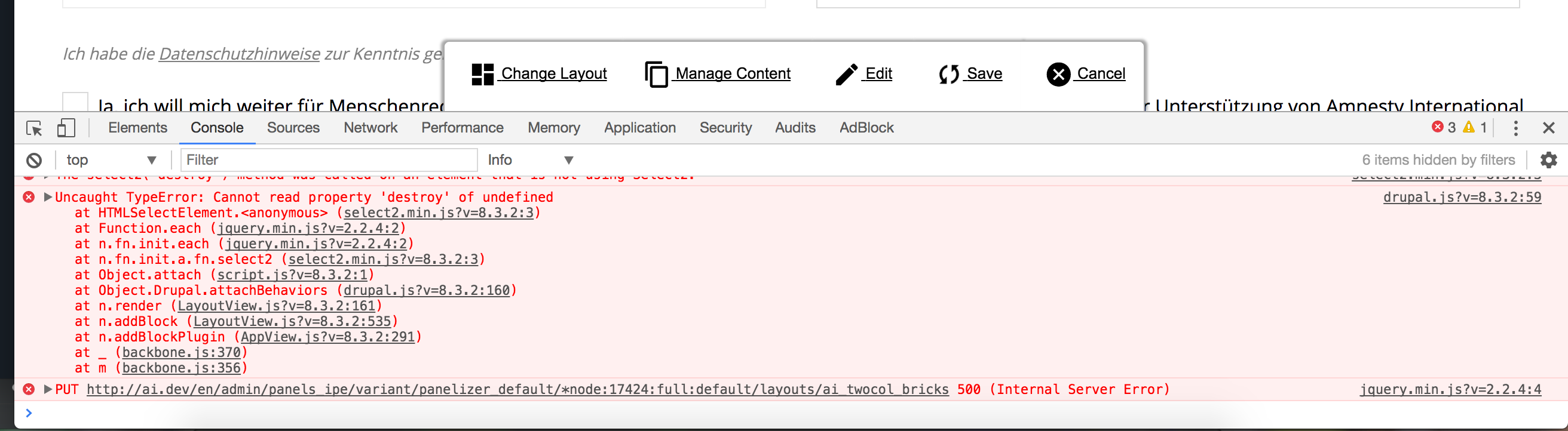 Unchecked Allow Each Content Item To Have Its Display Customized Lead
