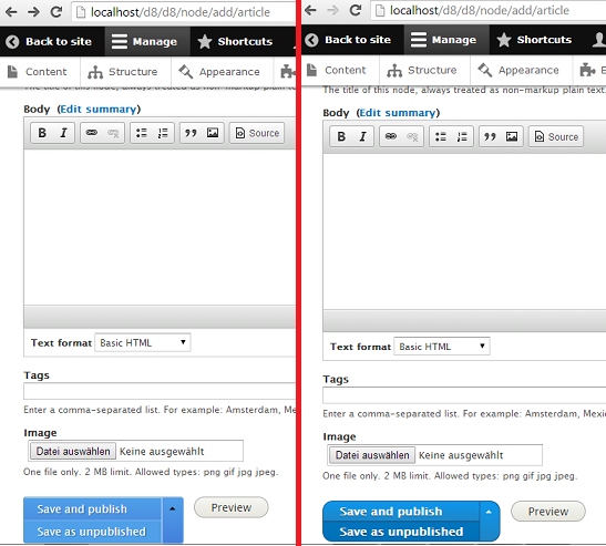Dropbutton style update for Seven [#1989470] | Drupal.org