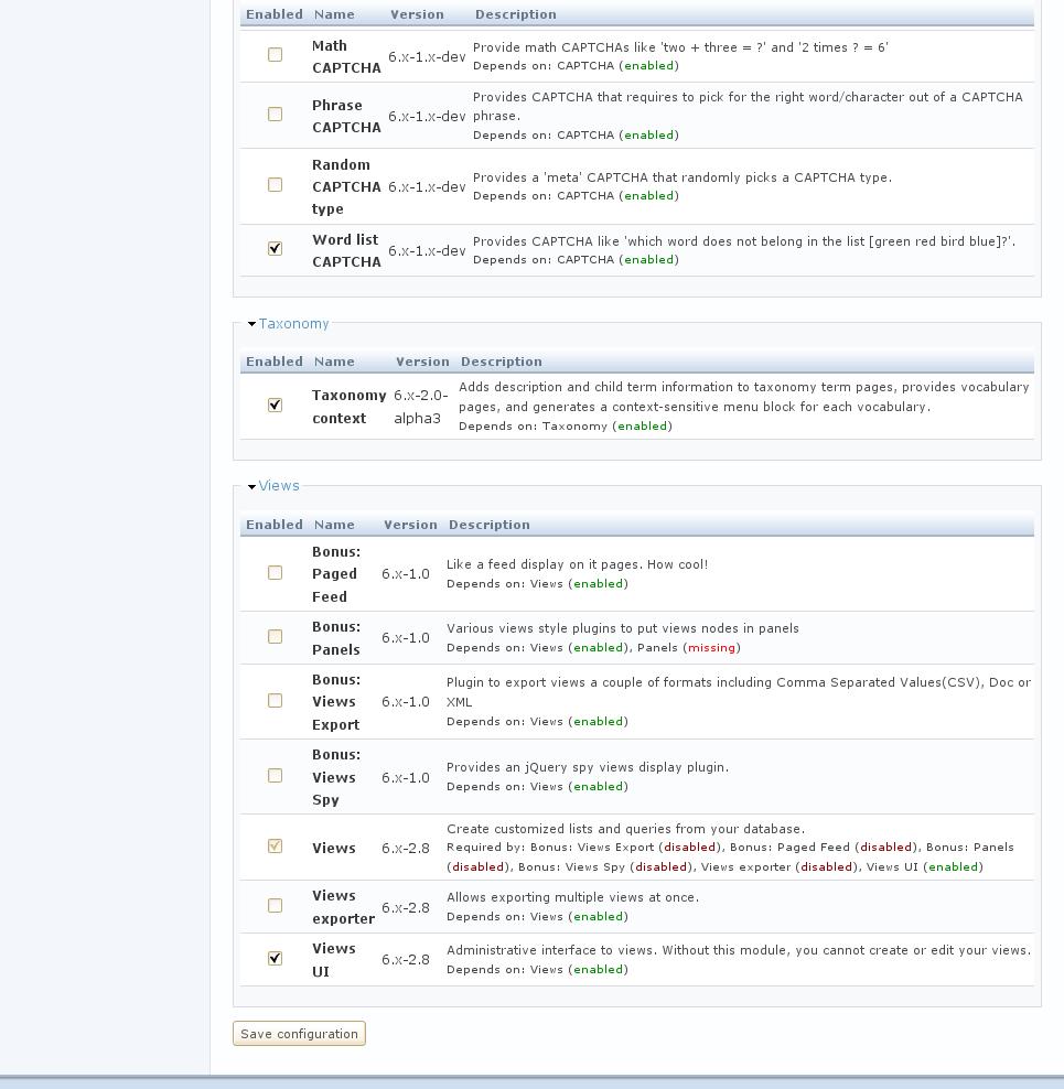 No menu links, no books [#645214] | Drupal.org