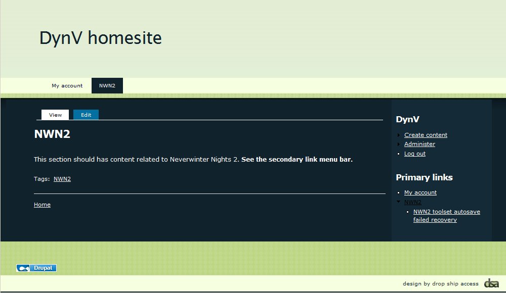 demo - secondary level menu [#639714] | Drupal.org