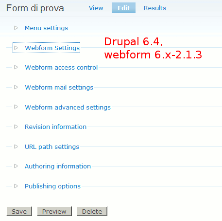 I cannot add components to an existing webform [#317115] | Drupal.org