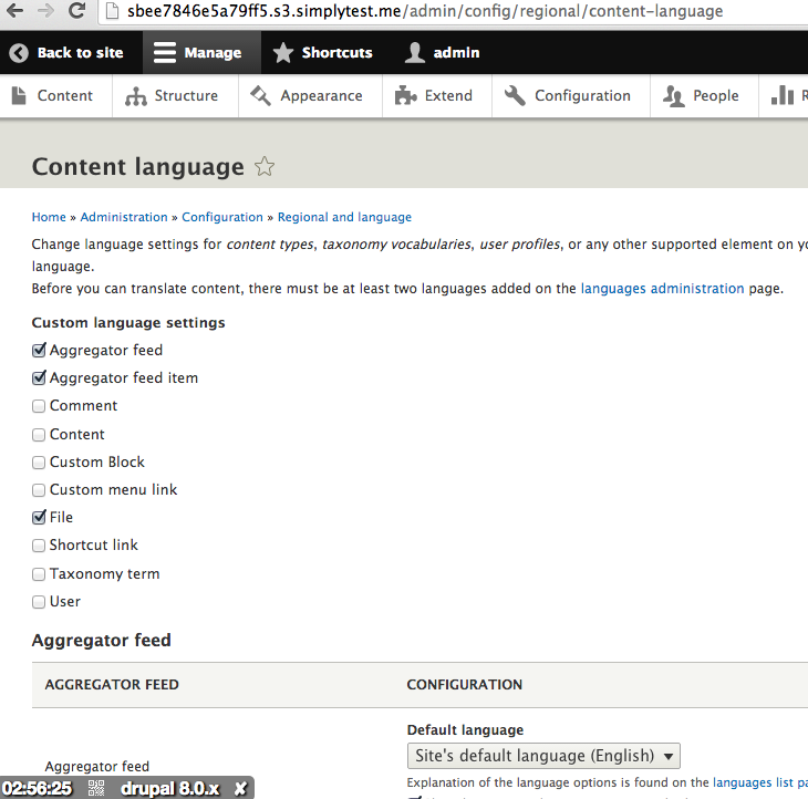 Content language settings cannot be configured for non-translatable ...