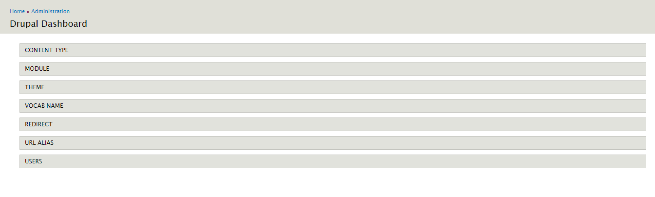 [D7] Drupal Dashboard [#2574263] | Drupal.org