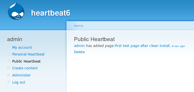 Heartbeat module is not showing any activity in drupal 6.2 version [#1273006] | Drupal.org