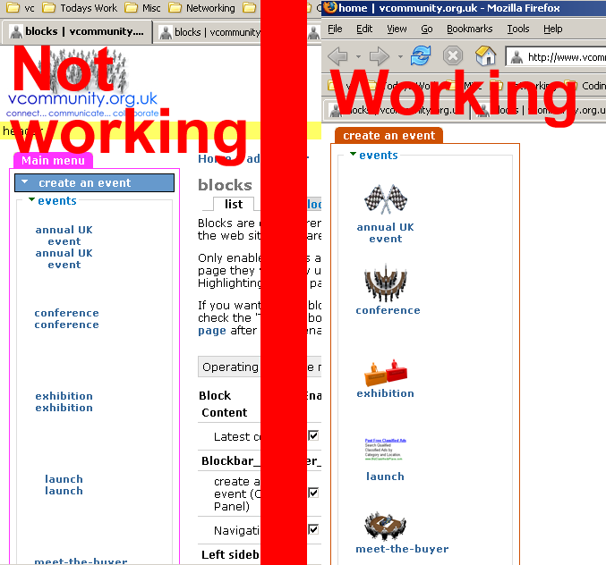 Images only appear on home page [#49541] | Drupal.org