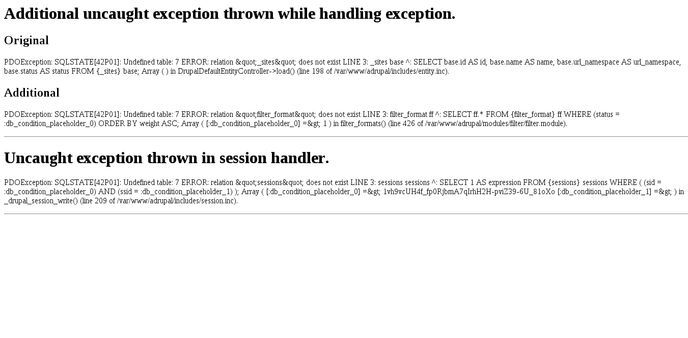 PDOException: SQLSTATE[42S02]: Base table or view not found issue in tableau [#2696173] | Drupal.org