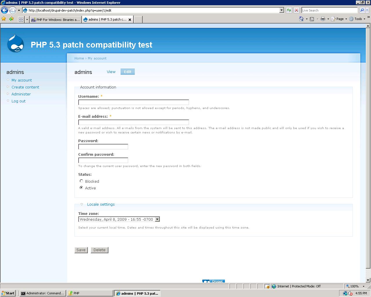PHP 5.3 Compatibility [#360605] | Drupal.org
