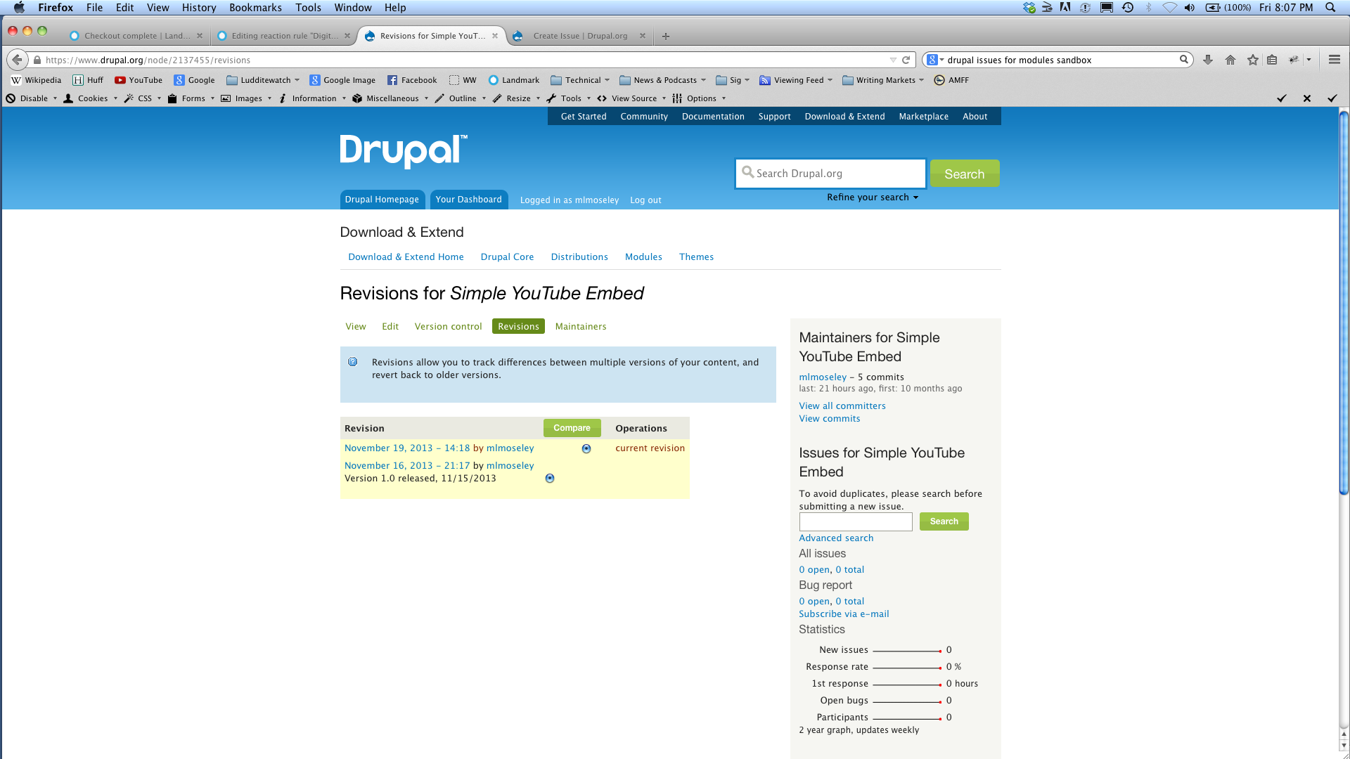 Commits not showing up in drupal. org [#2345799] | Drupal.org