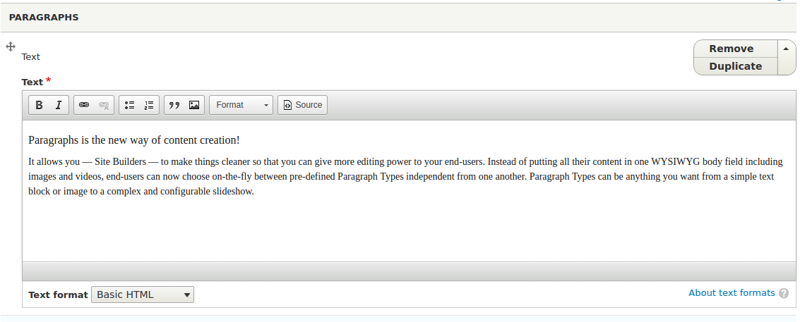 Enable "duplicate paragraphs" feature for paragraphs "open" mode [#2851049] | Drupal.org