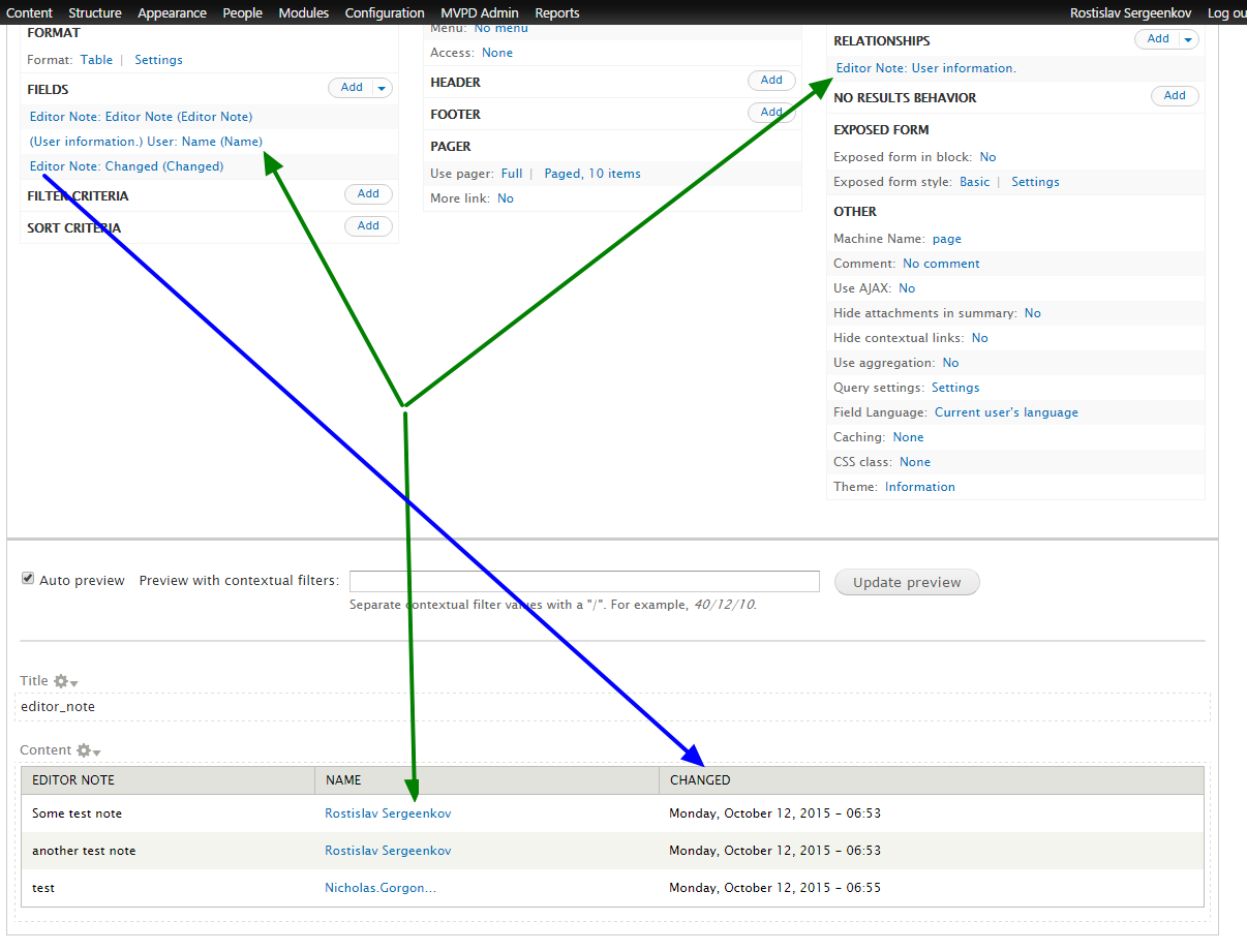 Views: last updated date of the note and its author [#2582859] | Drupal.org