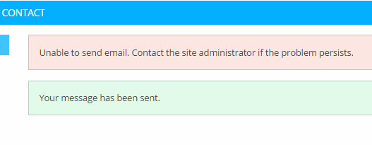 Email success message even if failed [#2629906] | Drupal.org