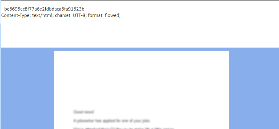 HTML Mail does not parse multipart emails unless the optional Mail MIME module is installed ...